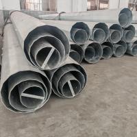 China Hongxin Polygonal Galvanized 450Mpa Steel 90FT 100FT Power Transmission Steel Poles for sale