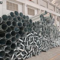 China Hongxin Customized 30FT 35FT 40FT Octagonal Hot Galvanized Electric Steel Poles for sale