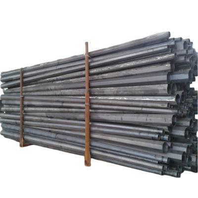 China Hongxin Philipines Nea Standard Distribution Steel Poles 35FT Q345 Octagonal Galvanized Steel Post for sale