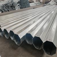 China Hongxin Hot Dip Galvanized Philipines Nea Standard Octagonal Distribution Steel Pole 25FT 30FT 35FT 40FT 45FT for sale