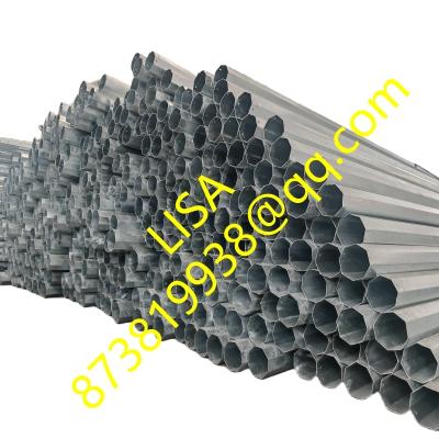 China Hongxin 13.8kv 25FT 30FT 35FT 40FT 45FT 50FT Galvanized Octagonal Distribution Steel Poles for sale