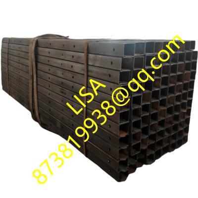 China Hongxin 10FT Steel Pole Crossarm 3048mm 3mm Thick Q235 Galvanized Rectangular Tube Cross Arm for sale