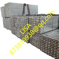 China Hongxin 10FT 3048mm 3mm Q235 Hot Dip Galvanized Rectangular Tube Steel Cross Arm for sale