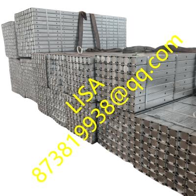 China Hongxin 10FT 3048mm 3mm Q235 Hot Dip Galvanized Rectangular Tube Steel Cross Arm for sale