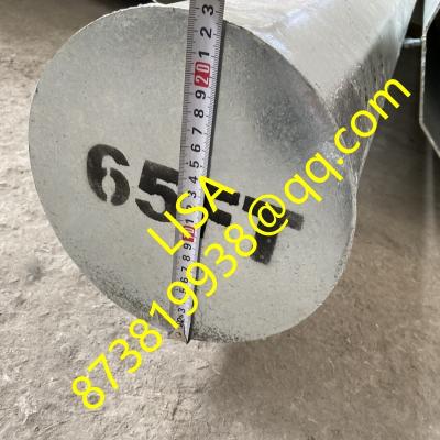 China Galvanized 65FT Class 3 Transmission Steel Pole 355MPa Buried Dodecagonal 2 Segments Steel Pole for sale