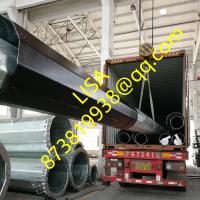 China Hongxin Direct Embedded Dodecagonal Tapered Tubular 70FT Steel Pole with 2 Segments for sale