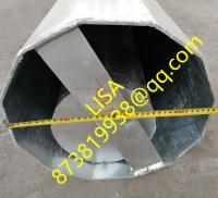 China Hongxin 70FT 450MPa Dodecagonal Hot Dip Galvanized Direct Embedded Tapered Steel Pole for sale