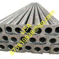 China 20FT 25FT 30FT Round Tapered Hot Dip Galvanized Q235 Steel Lighting Pole with Single/Double Arm for sale