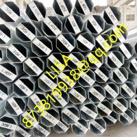 China 15KV 30FT Steel Pole Octagonal Galvanized Direct Buried Metal Utility Pole for sale