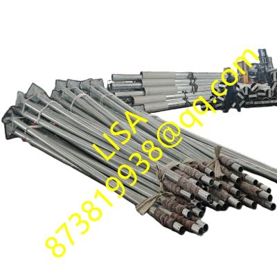 China Israel Q235B 9M Hot-dip Galvanized Round Tapered Street Lighting Steel Poles with Single/Double Arms for sale