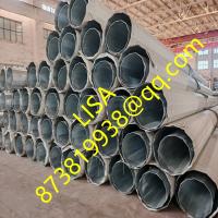 China 70FT 2-Segments Q355B Dodecagonal Hot Dip Galvanized Transmission Steel Poles with Bitumen Painting and Sack Wrap for sale