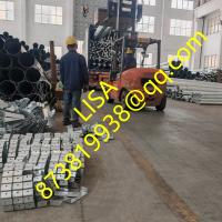 China Q355B 3mm 35FT Hot Dip Galvanized Octagonal Electric Steel Poles for sale