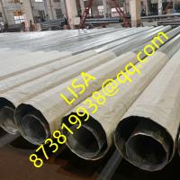 China 60FT Hot Dip Galvanized Direct Buried Transmission Sub-transmission Steel Pole with Bitumen Painting and Sack Wrap for sale