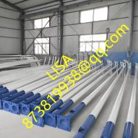 China Round 12m Street Light Electric Steel Pole Wind-Resistant 210km/h Powder Coated for sale