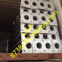 China 5.5M Height Hot-dip Galvanized Q235B Steel Lighting Pole for Street Light Applications for sale