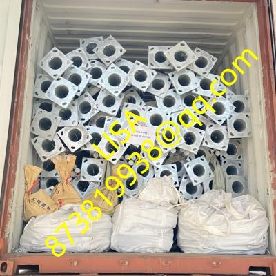 China 30FT Q235B Hot-dip Galvanized Solar Lighting Steel Pole with 1.5M Single Arm for sale
