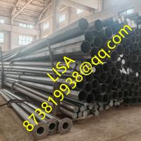 China ASTM A123 Galvanized 10m Medium-Voltage Distribution Steel Pole Pre-Drilled Q235B for sale