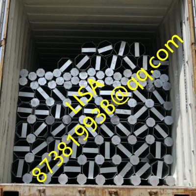 China 35FT 500KGF Hot Dip Galvanized Q355 Electric Steel Pole for Power Distribution for sale