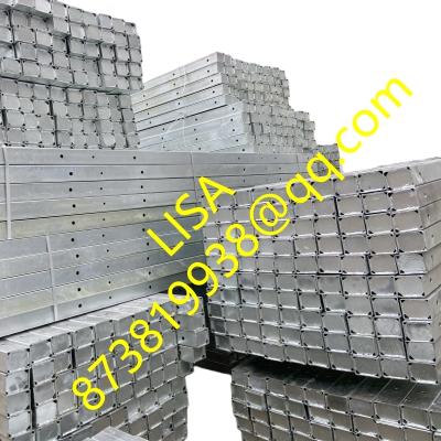 China Hongxin Q235 Hot-dip Galvanized Steel Cross Arm 8FT 10FT 12FT for Power Line Support for sale