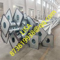 China 12M/11.95M Q235B Hot Dip Galvanized Steel Lighting Pole for Street Park and Garden for sale