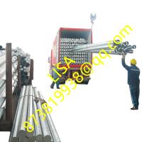 China 30FT Height 500KGF Load Hot-dip Galvanized Electric Steel Pole for Power Distribution for sale