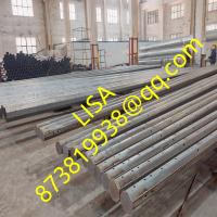 China 40FT Height 500KGF Load Hot Dip Galvanized Electric Steel Pole for Power Distribution for sale