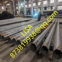 China 45FT 345Mpa 500KGS Load Philippines Nea Standard Octagonal Hot-dip Galvanized Steel Poles for sale