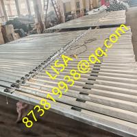 China 10M Octagonal Hot-dip Galvanized Q235B Steel Lighting Pole with Curved-end Single Arm for sale