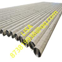 China 25FT 2.5mm Philippines Nea Standard Hot-dip Galvanized and Sack Wrapped Electric Steel Pole Q355B with 300KGF Load for Power Distribution Line for sale