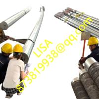 China 90FT Height Dodecagonal Transmission Steel Pole with 2000KGF Min Break Load for Power Transmission for sale