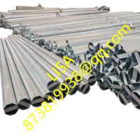 China 25FT Hot-dip Galvanized Steel Utility Pole with 300KGF Min Break Load for Power Distribution for sale