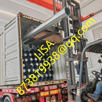 China Philippines NEA Standard Hot-dip Galvanized Octagonal Steel Pole with 500KG Min Break Load for sale