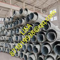 China 70FT 75FT Q355B Dodecagonal Galvanized Steel Pole with 1200KGS Min Break Load and Hot Dip Galvanized Surface for sale