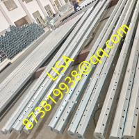 China 35FT Hot-dip Galvanized Octagonal Distribution Steel Pole with 500KG Load for sale