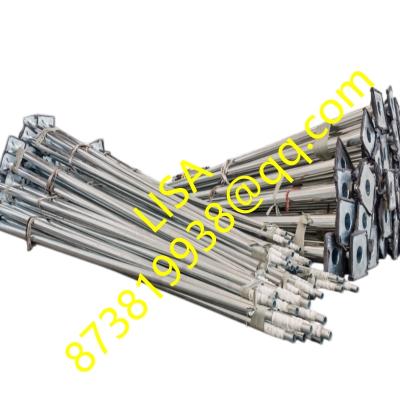 China 30ft Hot-dip Galvanized Q235B Steel Lighting Pole with HDG Anchor Bolts for sale