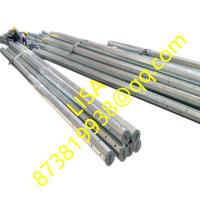 China 40FT Height Galvanized Octagonal Steel Pole with 500KGS Min Break Load and 3mm Thickness for sale