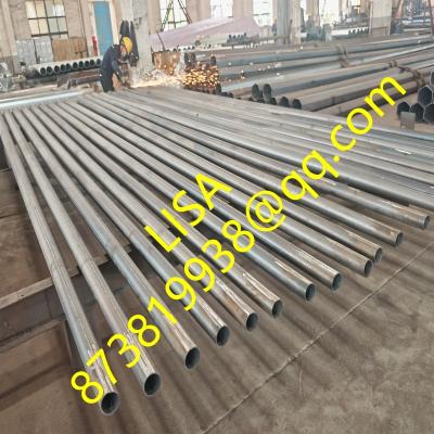 China Q235B Material 9M Height Hot-dip Galvanized Steel Lighting Pole for Street and Park Illumination for sale