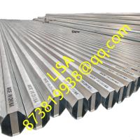 China Philippines NEA Standard 35FT Galvanized Octagonal Steel Pole with 500KGS Min Break Load and 3mm Thickness for sale
