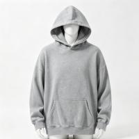 China Gradient Stone Wash Hoodies Drop Shoulder French Terry Crewneck Sweatshirt Oversized For Men for sale