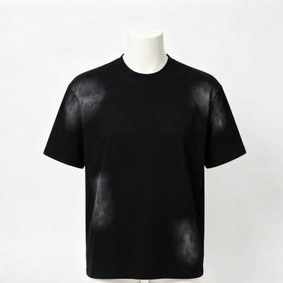 China Bleach Splash Oversized Streetwear Tee 250GSM - 300GSM Vintage Oversized Tee Blank for sale