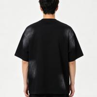 China Bleach Splash Oversized Streetwear Tee 250GSM - 300GSM Vintage Oversized Tee Blank for sale