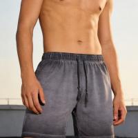 China Vintage 100% Cotton Mens Shorts Mid Stretch Knee Length Casual Shorts 300GSM Heavyweight 5 Pocket for sale