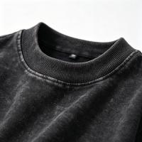 China Vintage Stone Wash Hoodies Casual Heavyweight Cotton Hoodie For Youth for sale