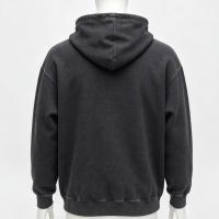 China Vintage Stone Wash Hoodies Casual Heavyweight Cotton Hoodie For Youth for sale