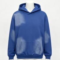 China Vintage Casual Stone Wash Hoodies 350GSM - 400GSM 100% Cotton Heavyweight Hoodie For Youth for sale