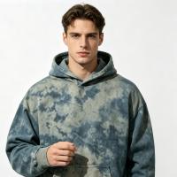 China 351GSM - 400GSM Stone Wash Hoodies V Neck Y2K Vintage Hoodie For Youth for sale