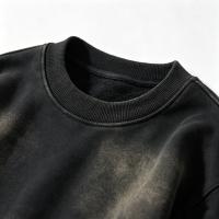China 350GSM Terry Zip Up Vintage Hoodie Oversized Casual Pullover Sweatshirt Sweatpants Matching Set for sale