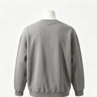 China 400GSM Heavyweight Cotton Sweatshirt Drop Shoulder Crew Neck Men'S Casual Pullover For Spring Wear for sale