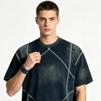 China Trendy Custom Heavyweight T Shirt Loose Fit Custom Graphic Tee Casual With Great Breathability for sale