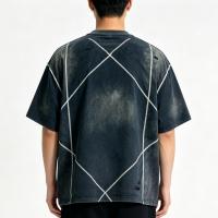 China Trendy Custom Heavyweight T Shirt Loose Fit Custom Graphic Tee Casual With Great Breathability for sale